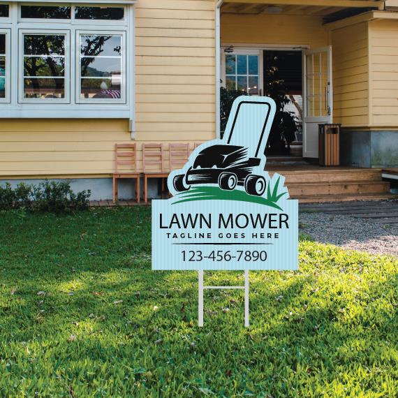 18x24 Die-Cut Yard Signs - Custom Outdoor Advertising – printingfusion.com