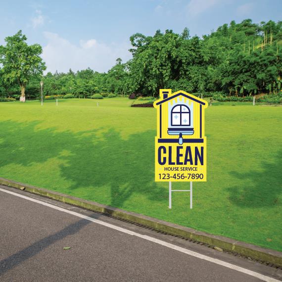 18x24 Die-Cut Yard Signs - Custom Outdoor Advertising – printingfusion.com